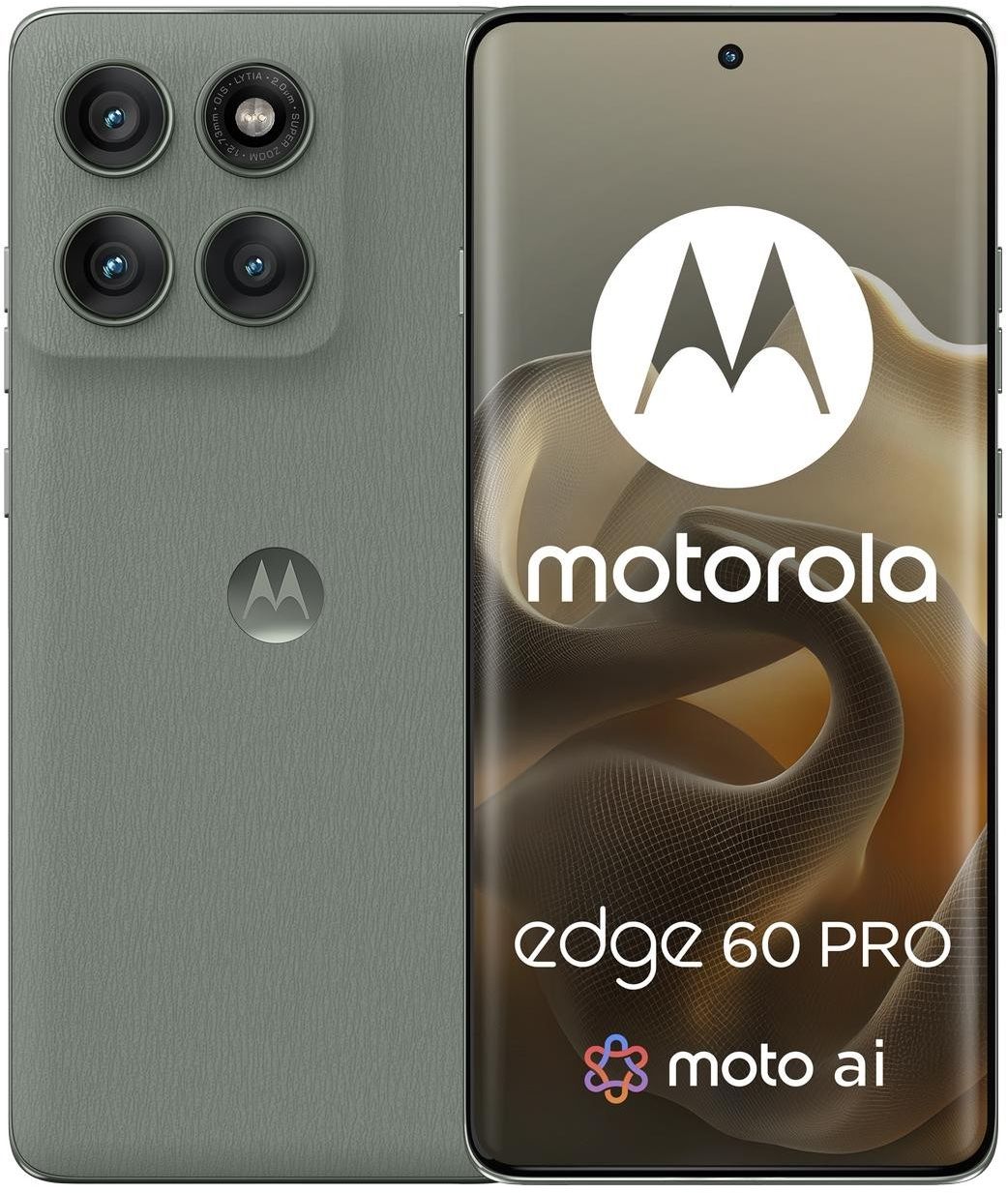 Motorola Edge 60 Pro 12 512GB Shadow Green mobilusis telefonas RDE.LT