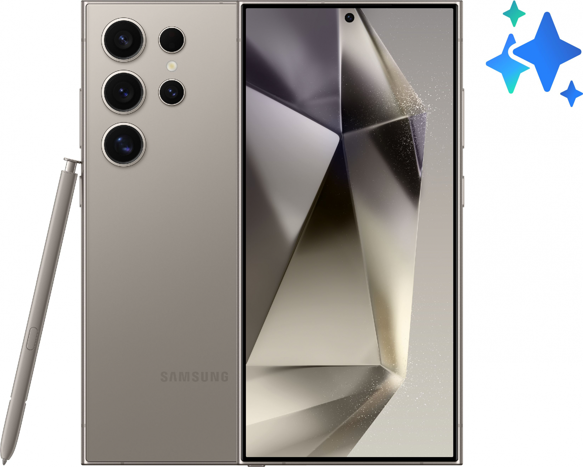 Samsung S928B Galaxy S24 Ultra 256GB Titanium Gray mobilusis telefonas ...